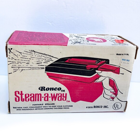 Other | Ronco Portable Steamaway In Original Box With Instructions ...